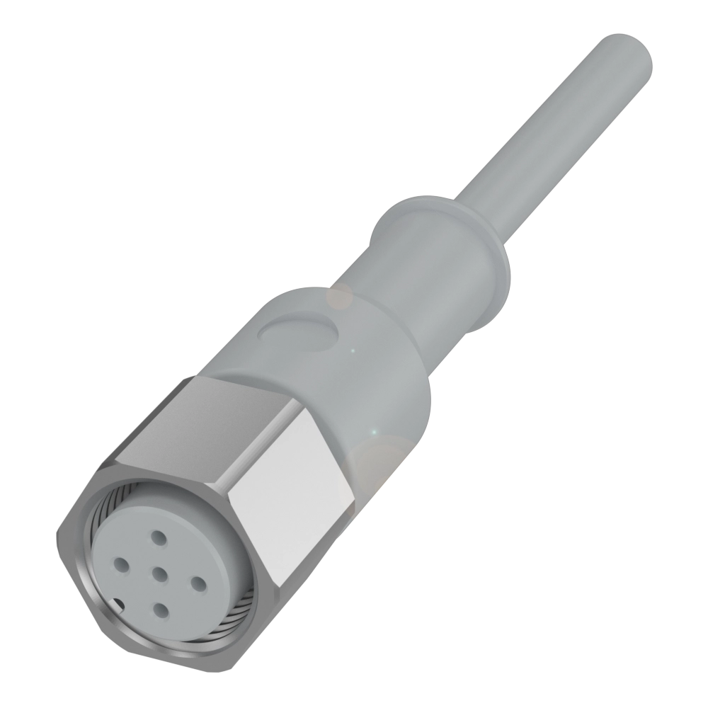 Conector Macho M12 - Reto - 5 Polos - BCC0JRR | BALLUFF