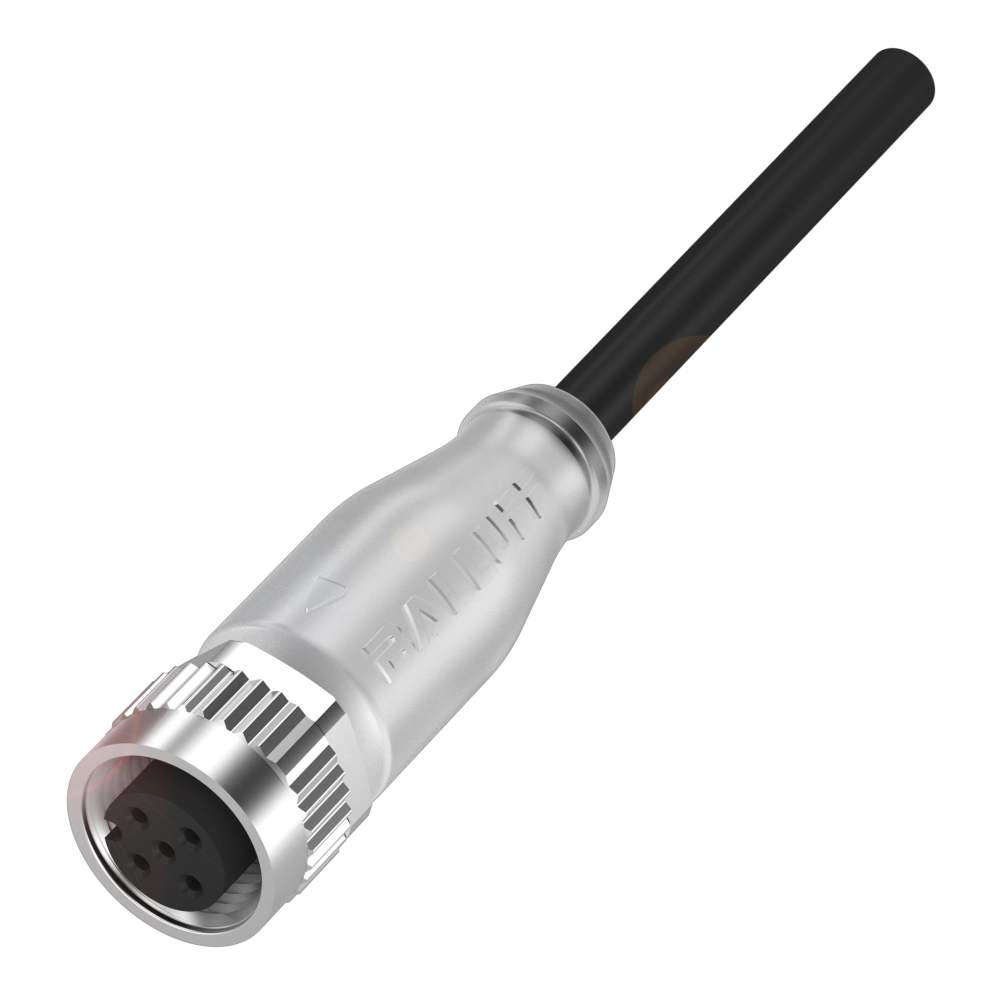 Conector Fêmea M12 - Reto - 5 Polos - BCC0328 | BALLUFF