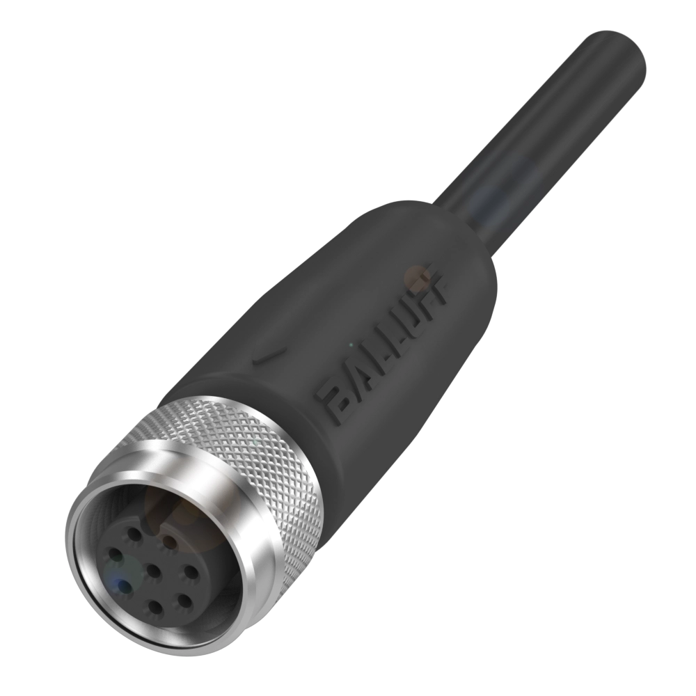 Conector fêmea M12- reto - 8 Polos - BCC0994 | BALLUFF