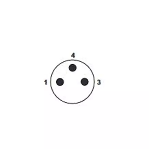 Conector M8 - 3 Polos - IP 67 - SACC-M 8MS-3CON-M-SW – 1501252