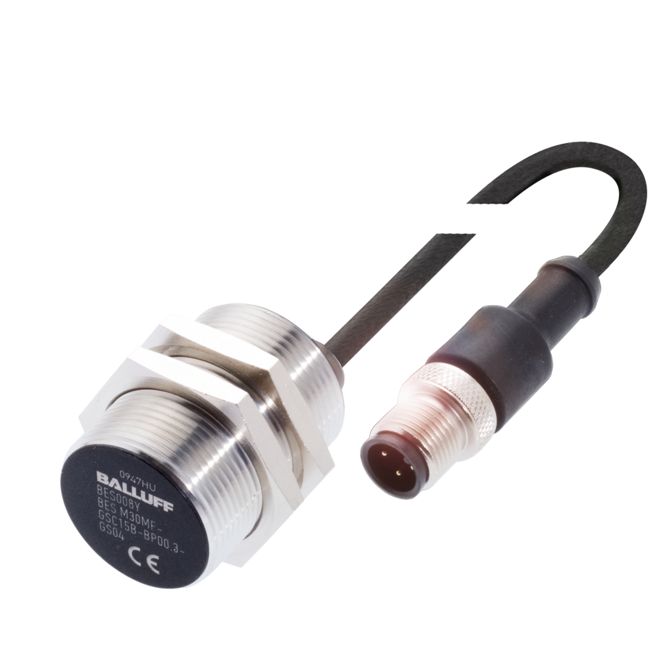 Sensores indutivos tipo standard, BES008Y (BES M30MF-GSC15B-BP00,3-GS0