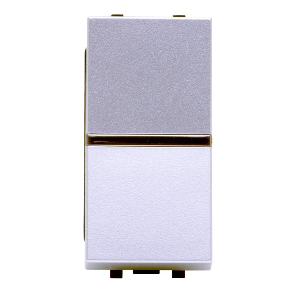 Interruptor Simples 16A - 1 Módulo - Prata - N2101PL | ABB