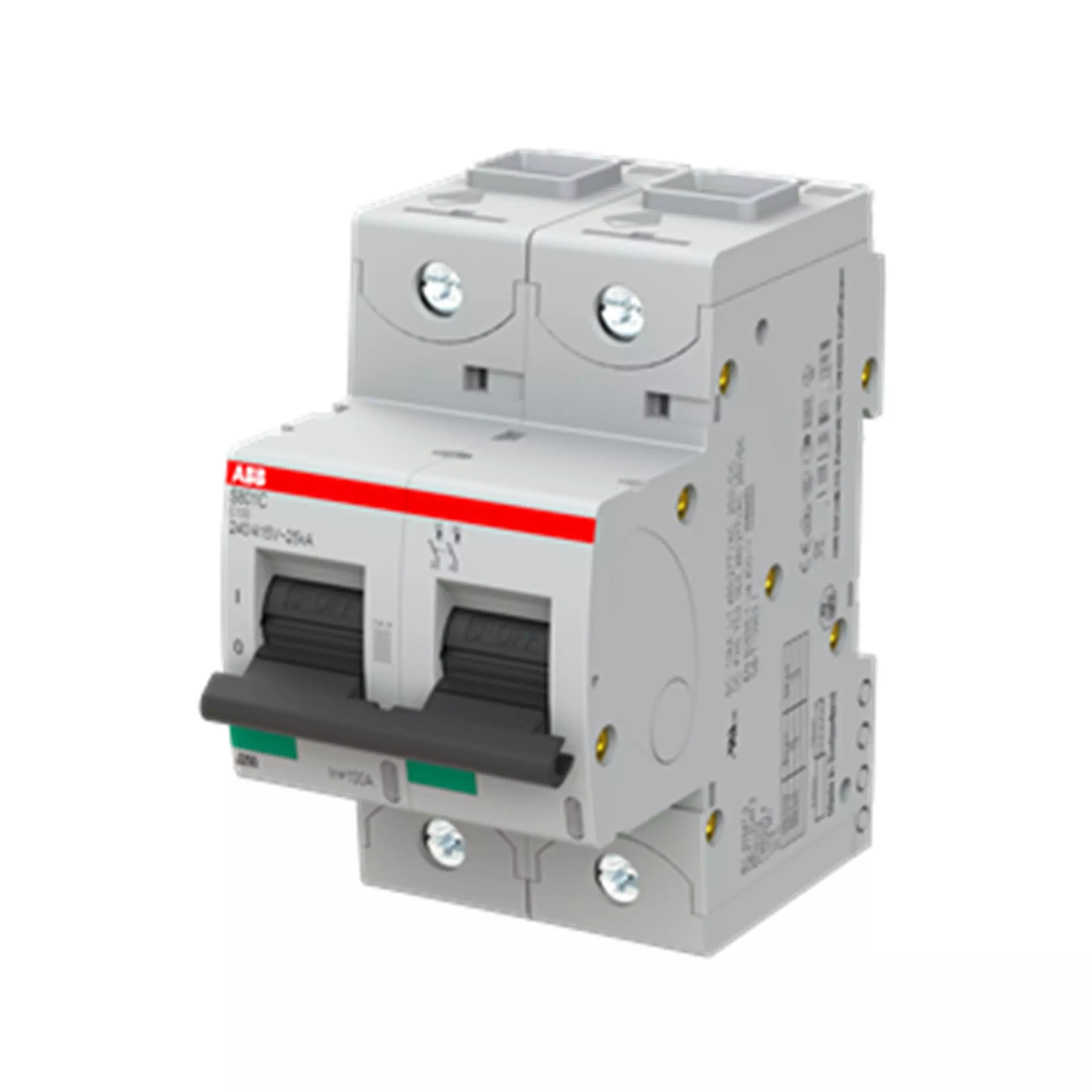 Minidisjuntor Bipolar 100A - S802S-C100 | ABB